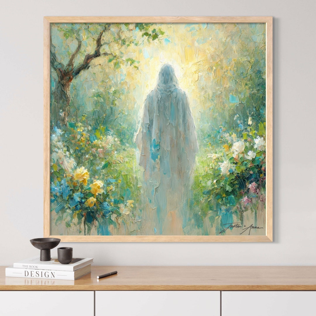 The Third Day - Charming and Cute Jesus Christ Modern Colored Artwork ...