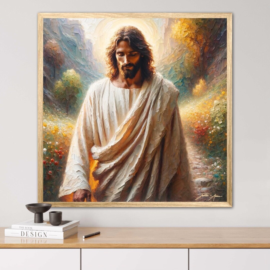 Beautiful World - Jesus Christ Nature Art Print for Teens and Adults ...