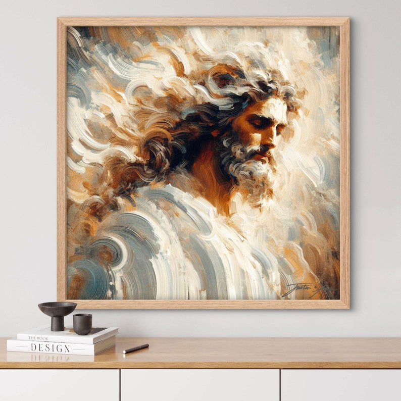 God the Eternal Father - Majestic Holy and Original Modern Painting of ...