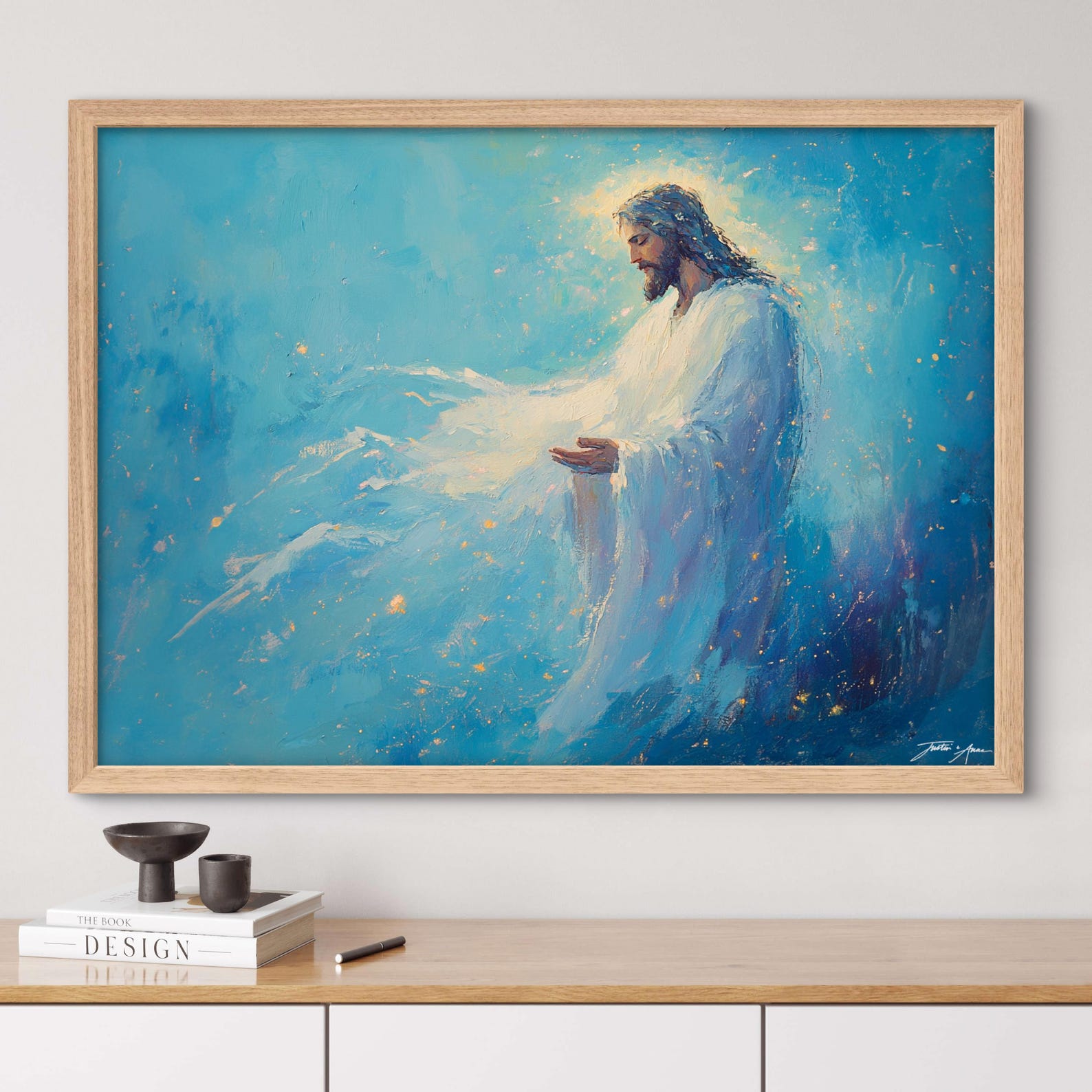 Ascension - Landscape Blues Swirls Bright Horizontal King Prince Leader ...