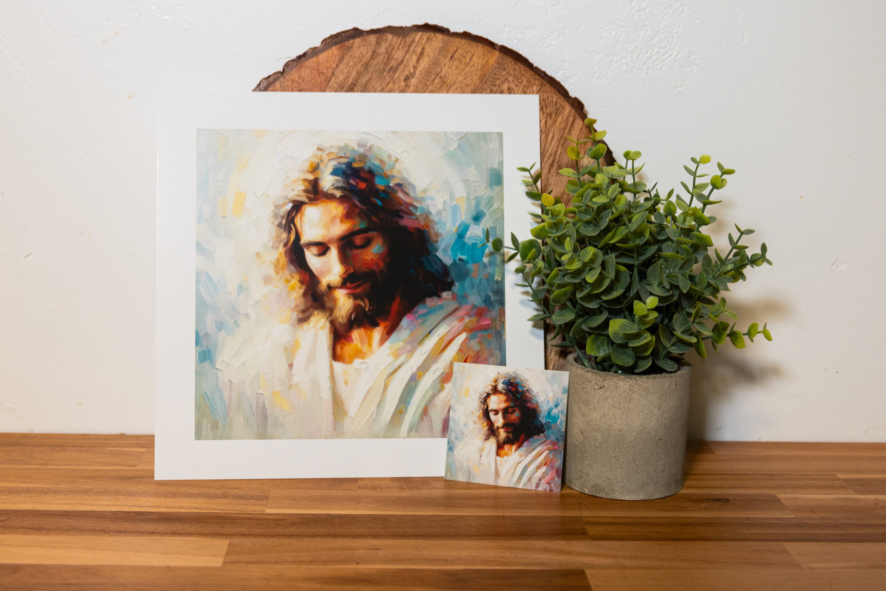 Savior in Color, Jesus Art, Christ Portrait, Colorful Art, Christian ...