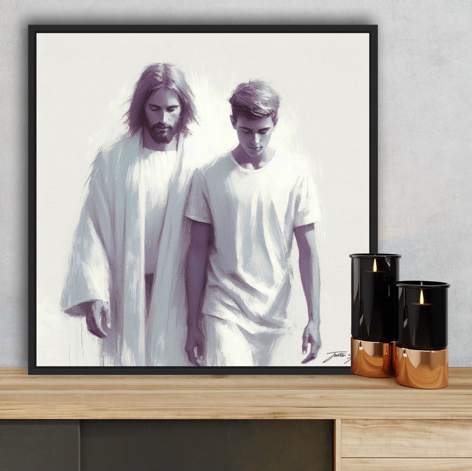 My Brother - New Jesus Christ Minimalist Art and Best Christian Artwork ...