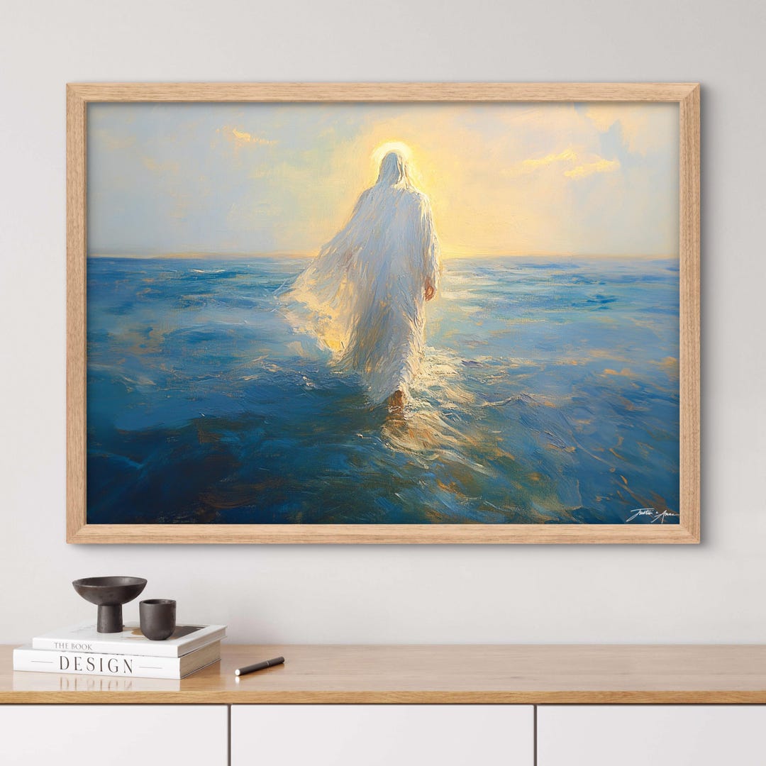 It is the Lord - Light and Happy Jesus Christ Pictures Prints Walking ...