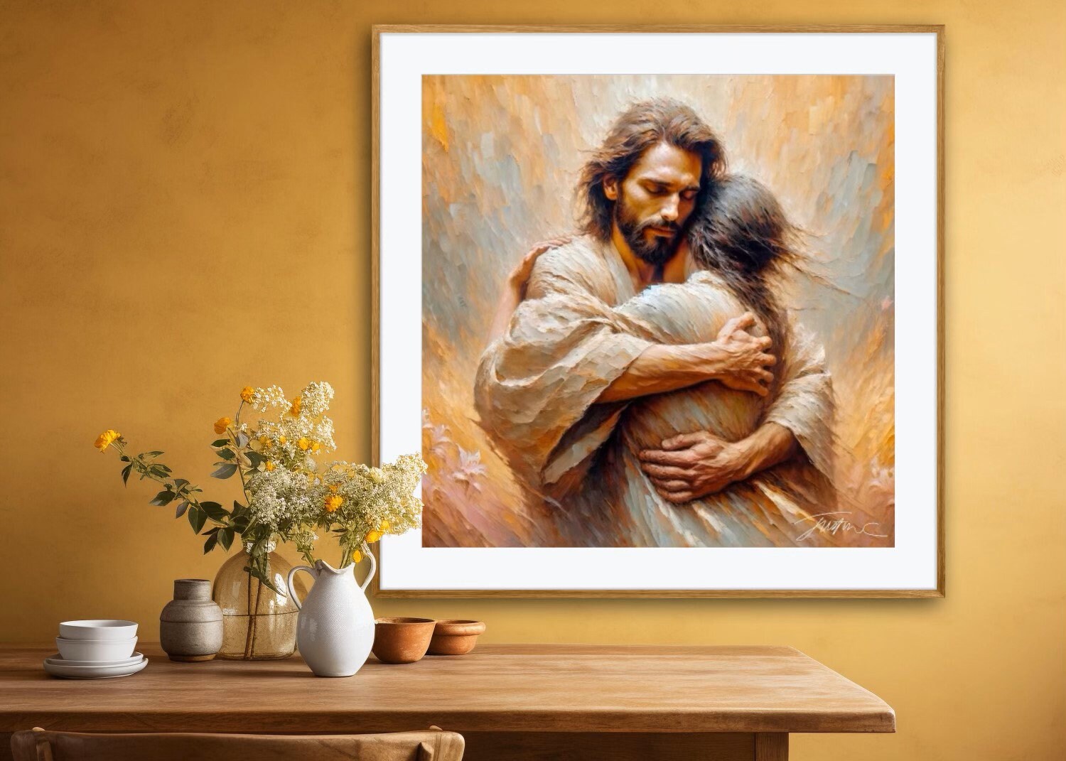 Spring Always Arrives - Jesus Christ Artwork Young Adult, Painting of ...