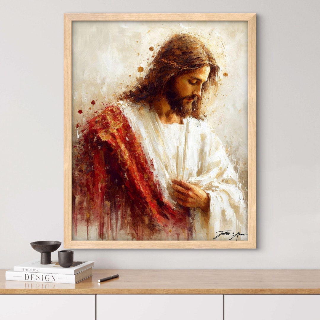Christ in Red Robes - Wondrous and Beautiful Art Gospel Religious Stuff ...