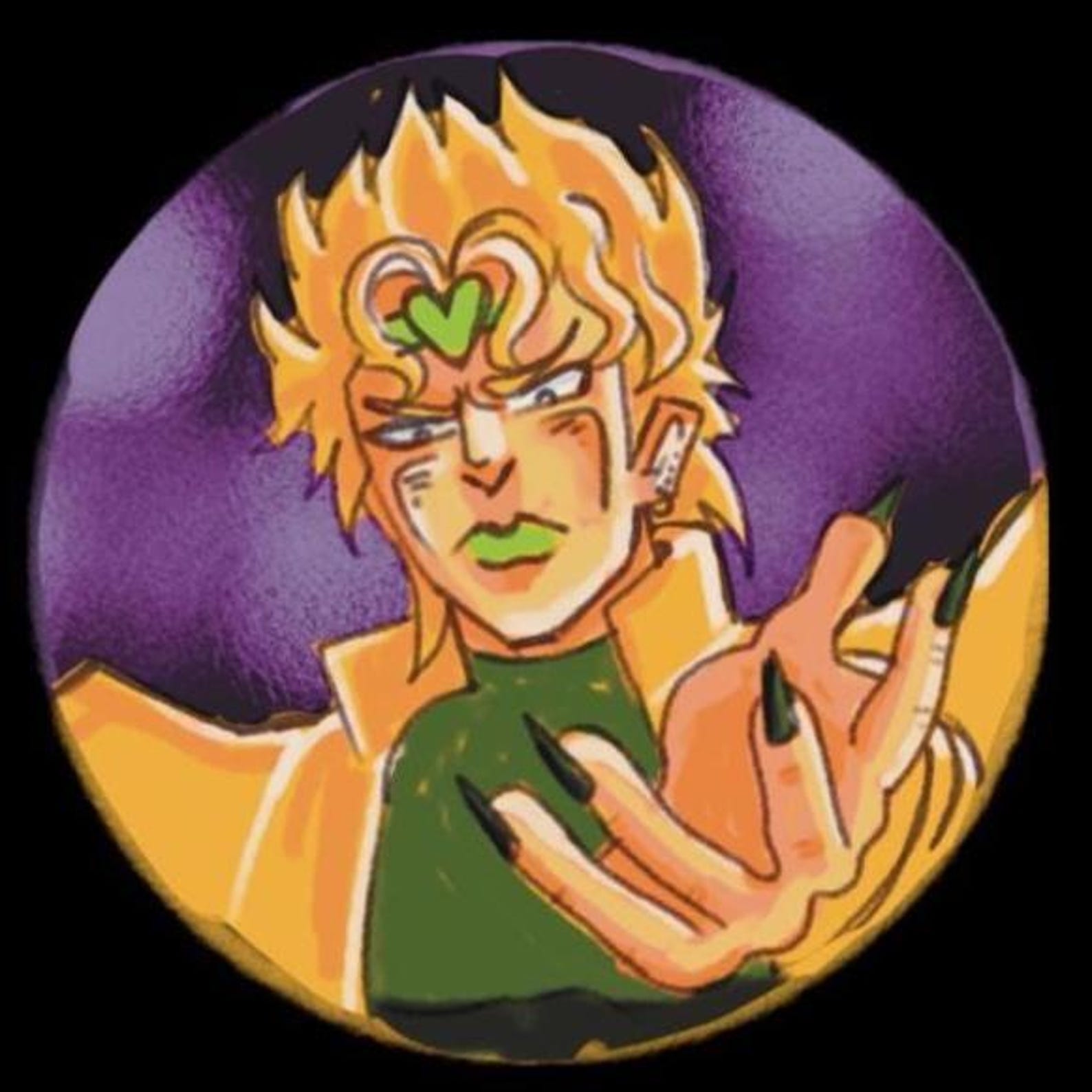 JJBA Large 2" Inch Button - Etsy