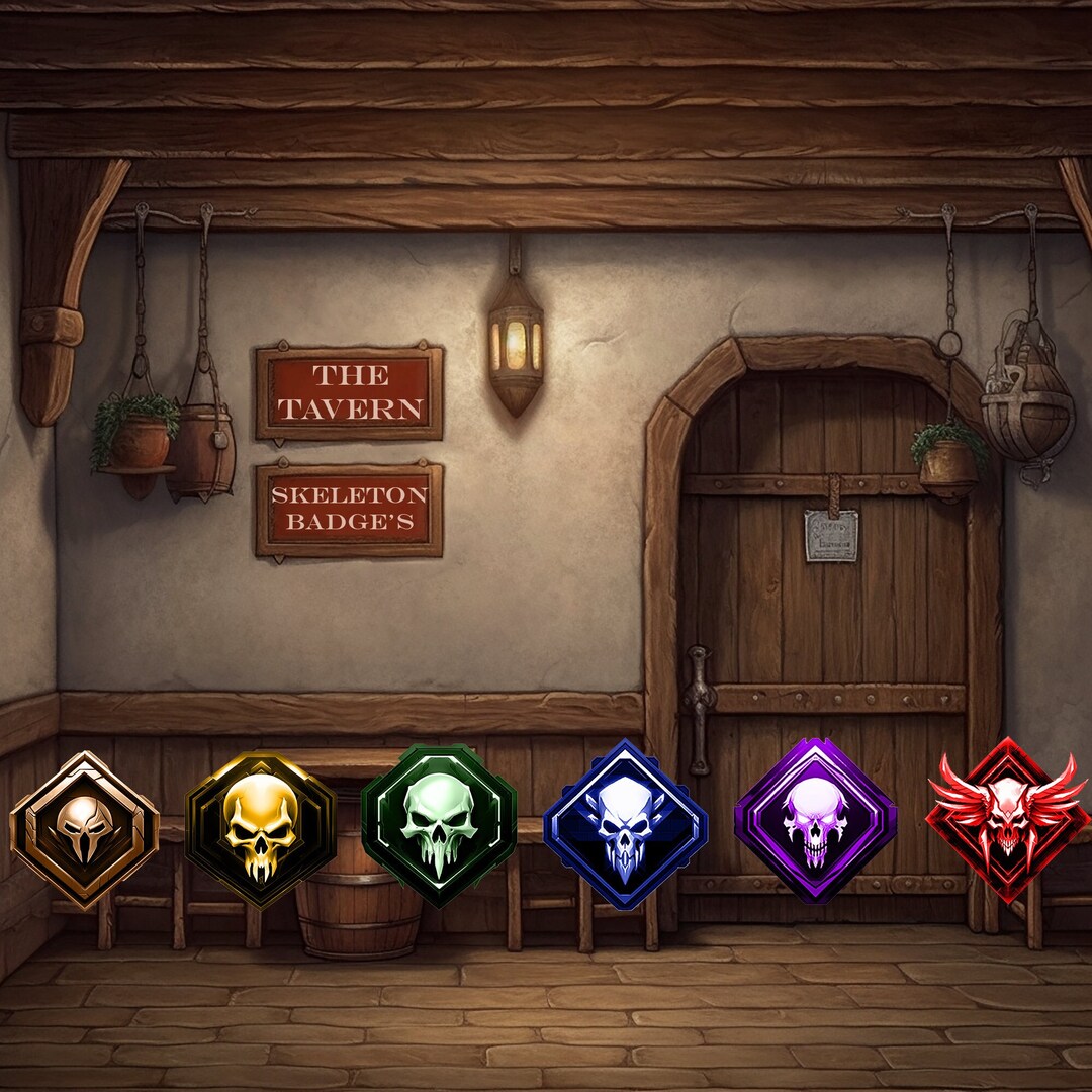 Twitch Skeleton Sub Badge | | Twitch Dimond Shape Badges, Twitch Apex ...