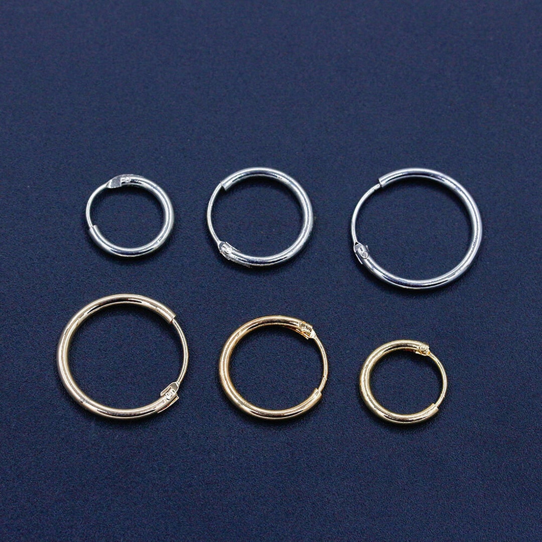 Surgical Stainless Steel Seamless Nose Ring/tragus/cartilage Hoop -single - Etsy
