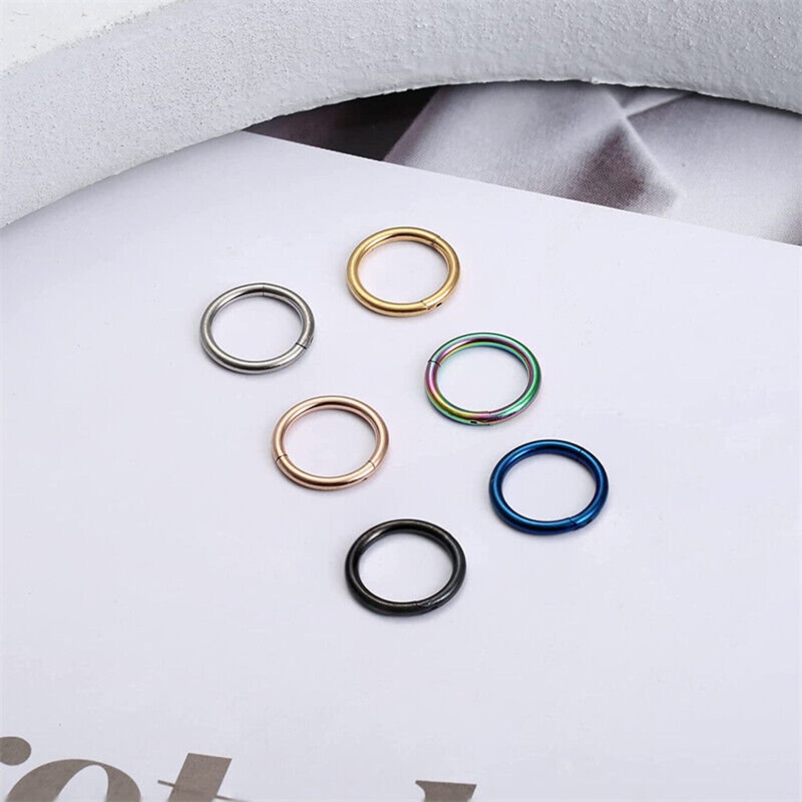 Surgical Stainless Steel Seamless Nose Ring/tragus/cartilage Hoop -single - Etsy
