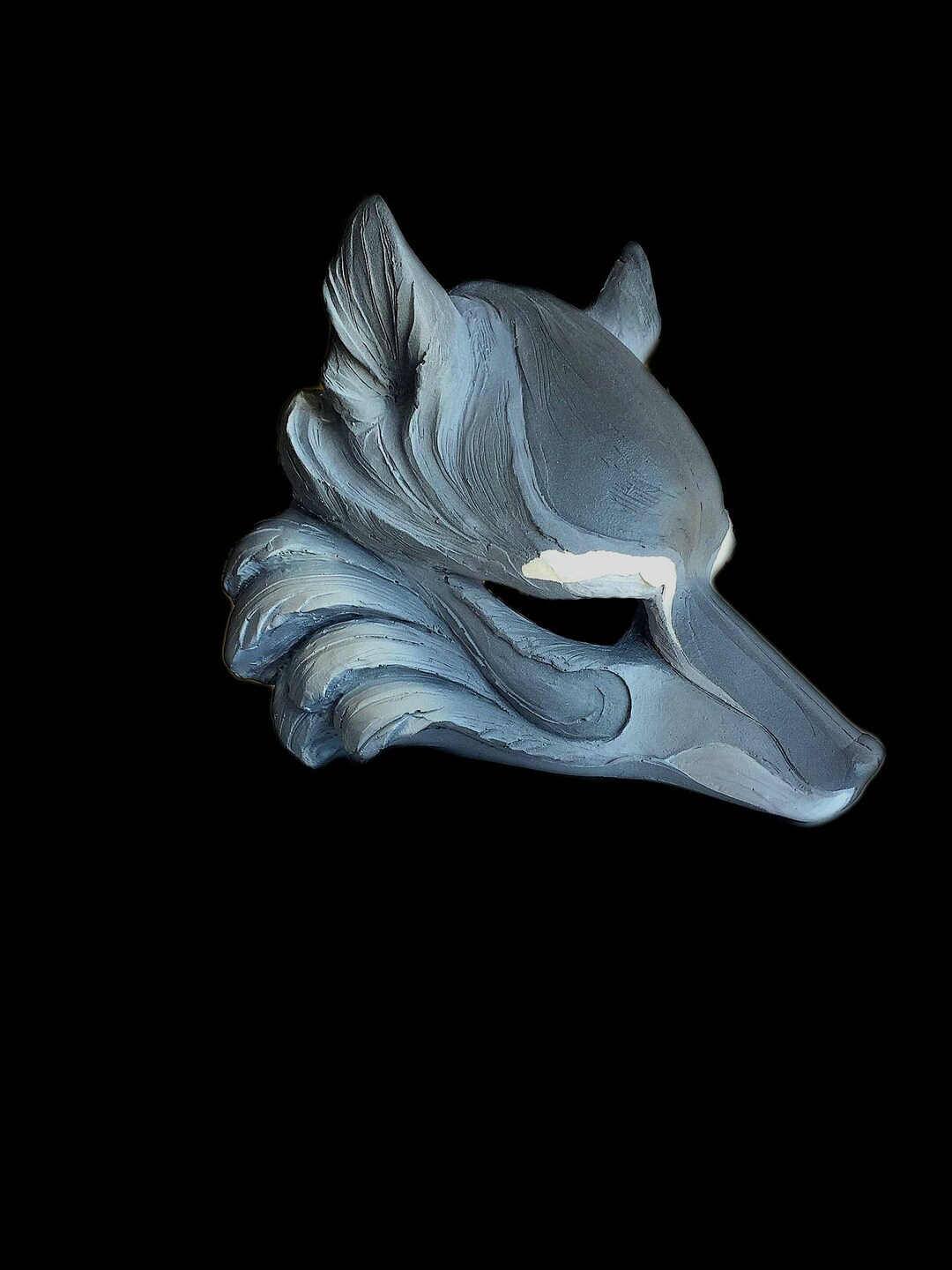 Handmade Resin Wolf Mask: Cosplay, Rave, Burning Man - Etsy