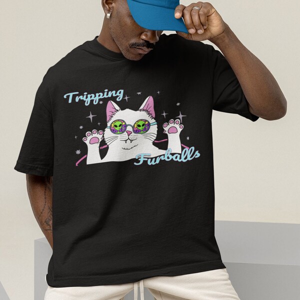 Trippy Cat - Etsy