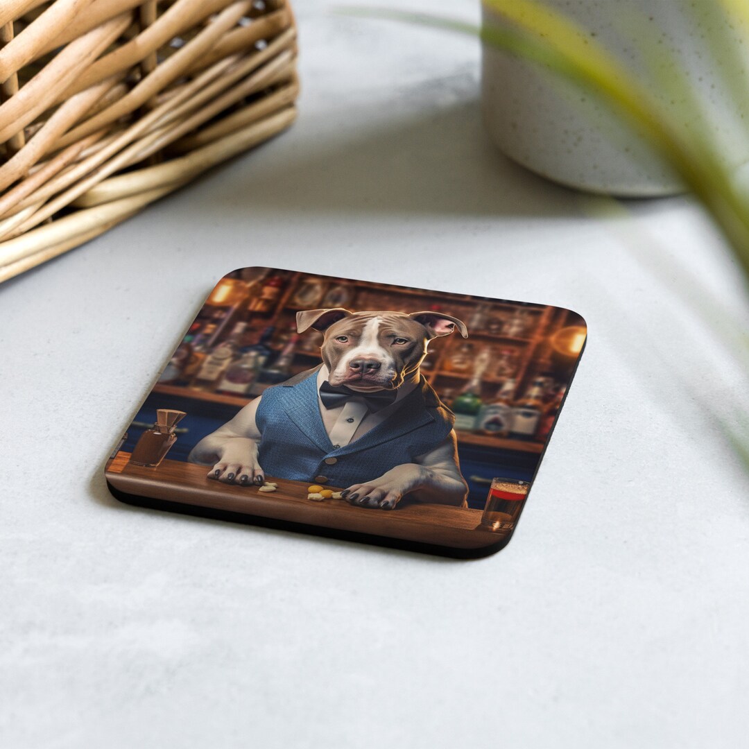 Pit Bull's Pub Coaster brewski - Etsy
