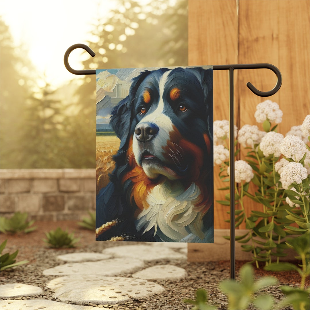 Berner Draft Garden Flag for Lawn or Flag Pole Garden & House Banner - Etsy
