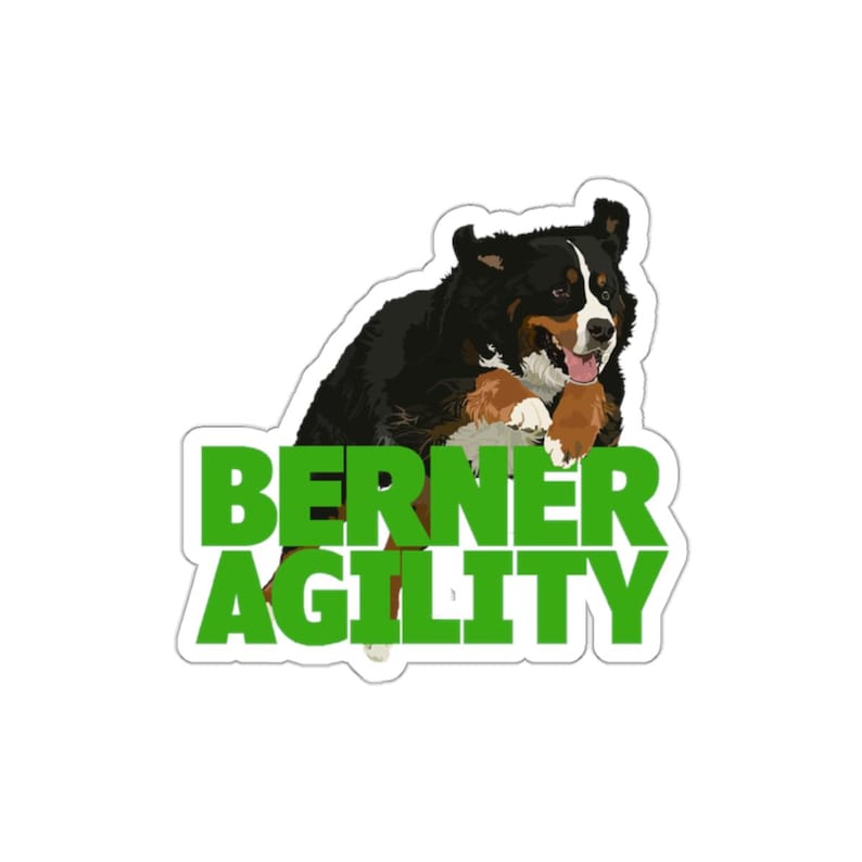 Berner Agility Sticker | Die-cut Sticker - Etsy