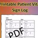 Patient Vital Sign Log, Nurse Assignment Vital Sign Sheet, Vitals ...
