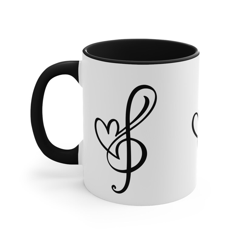 Musical Notes Coffee Mug 11oz - Music Love - Perfect Gift for Music ...