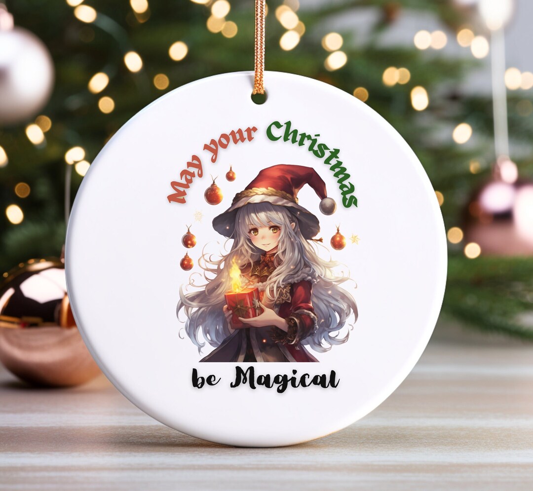 Wizard Christmas Ornament, HP Christmas Magic Ornament, Wizard Lover ...