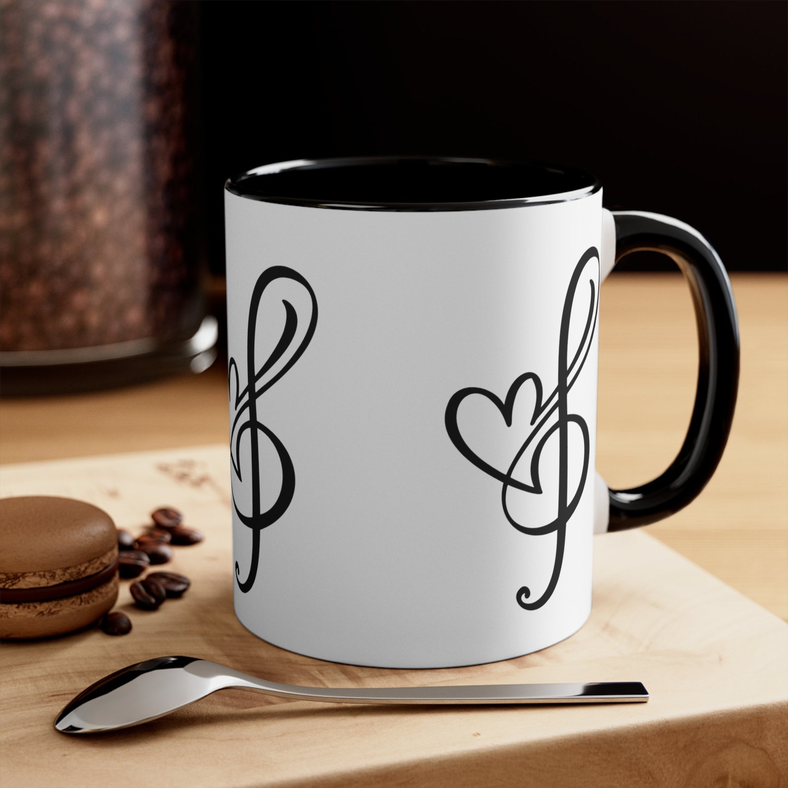 Musical Notes Coffee Mug 11oz - Music Love - Perfect Gift for Music ...