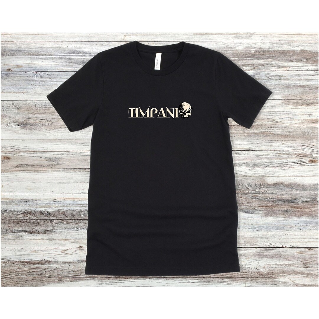 Timpani Shirt, Music Skull Shirt, Skull Tee Shirt, Rock Timpani T-shirt ...