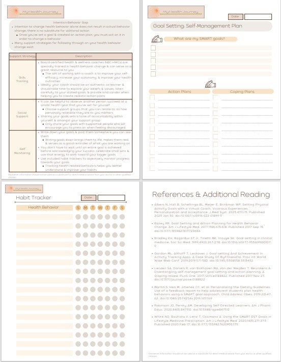 Goal Setting Workbook & Tracker - Etsy