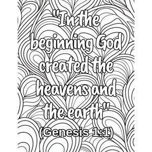 100+ Bible Verse Coloring Pages Christian Printable Coloring Book Adult ...
