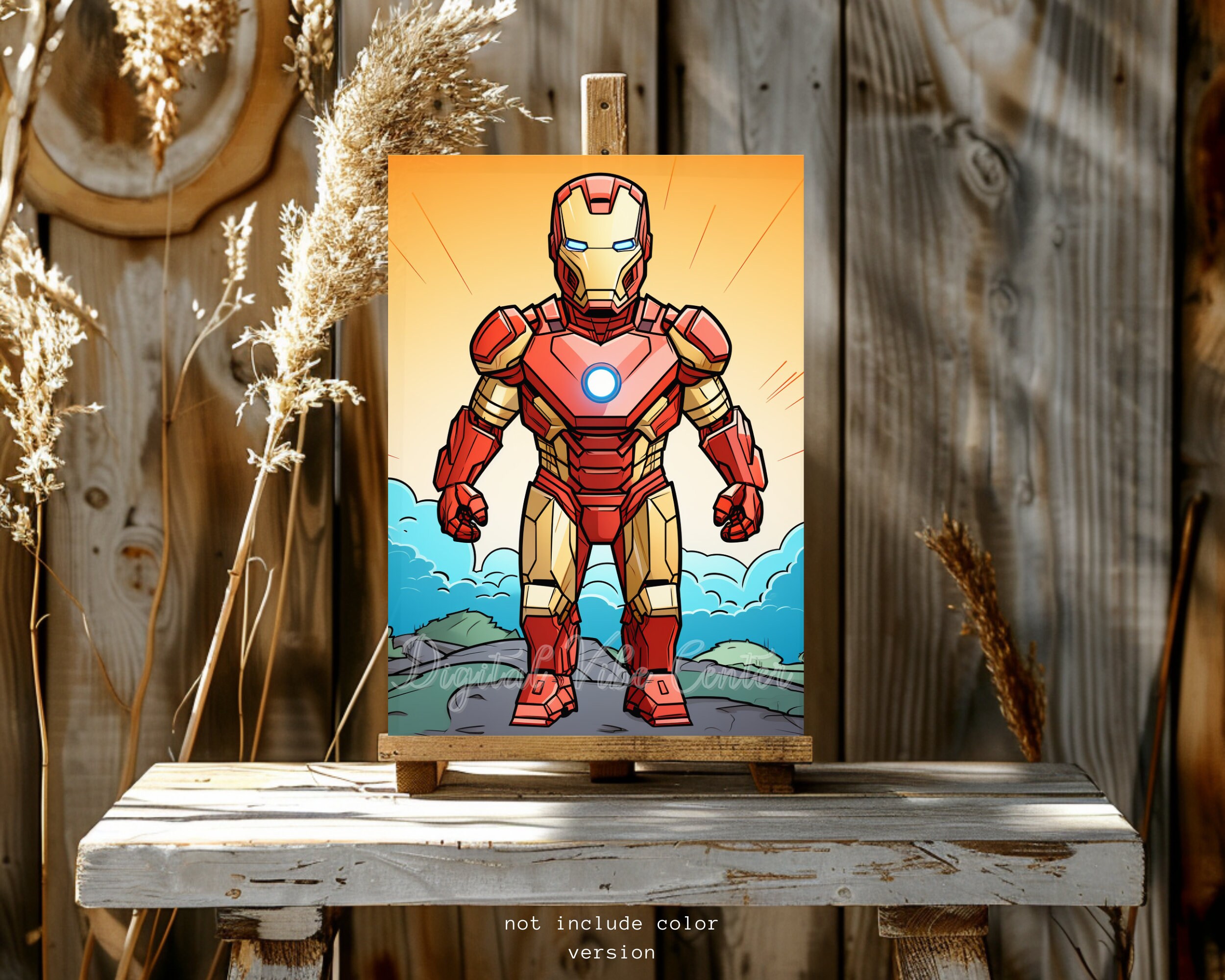 Chibi Superhero Coloring Book: 30 Printable Cartoon Hero Pages (PDF) - Etsy