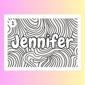 Printable Custom Name and Phrase Coloring Page for Adults and Kids ...