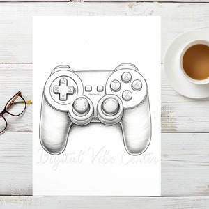 Vintage Objects Coloring Pages for Adults Nostalgic Grayscale Coloring ...