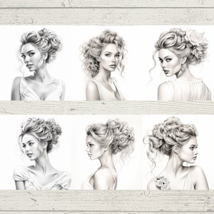 Coloring Pages for Adult Bun Hairstyle Coloring Pages Fasion Woman ...