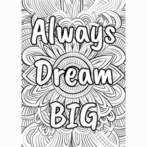 100+ Motivational Quotes Coloring Pages for Adults Relaxation and ...