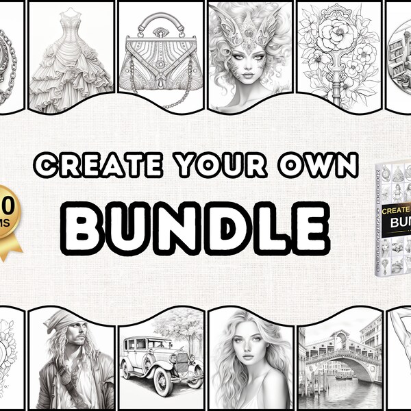 Custom Coloring Book - Etsy