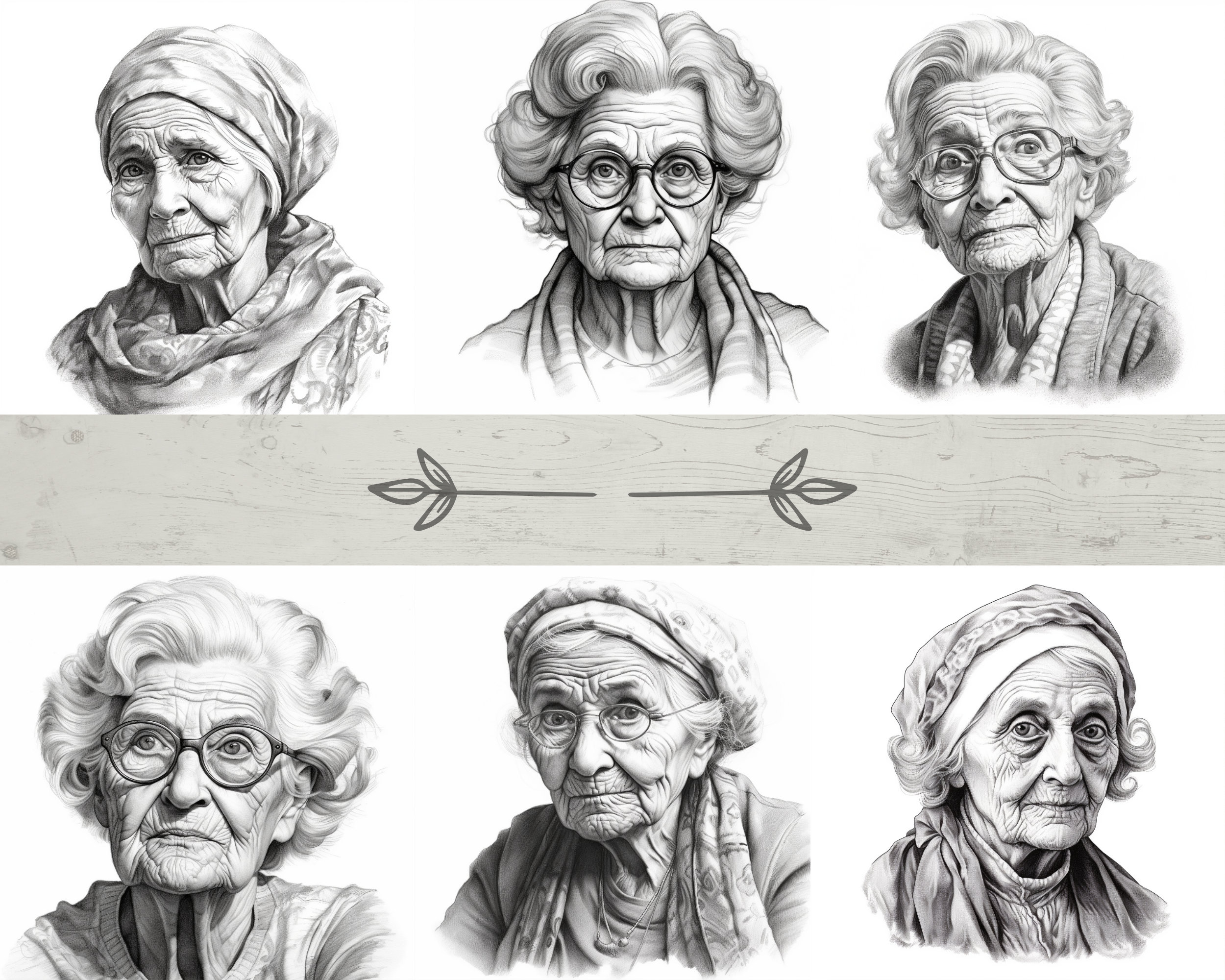 30 Old People Coloring Pages for Adults Printable Adult - Etsy