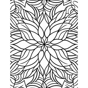 100+ Geometric Coloring Pages for Adults Abstract Adult Coloring Book ...