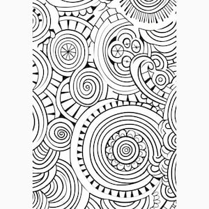 100+ Abstract Coloring Pages for Adults Abstract Pattern Adult Coloring ...