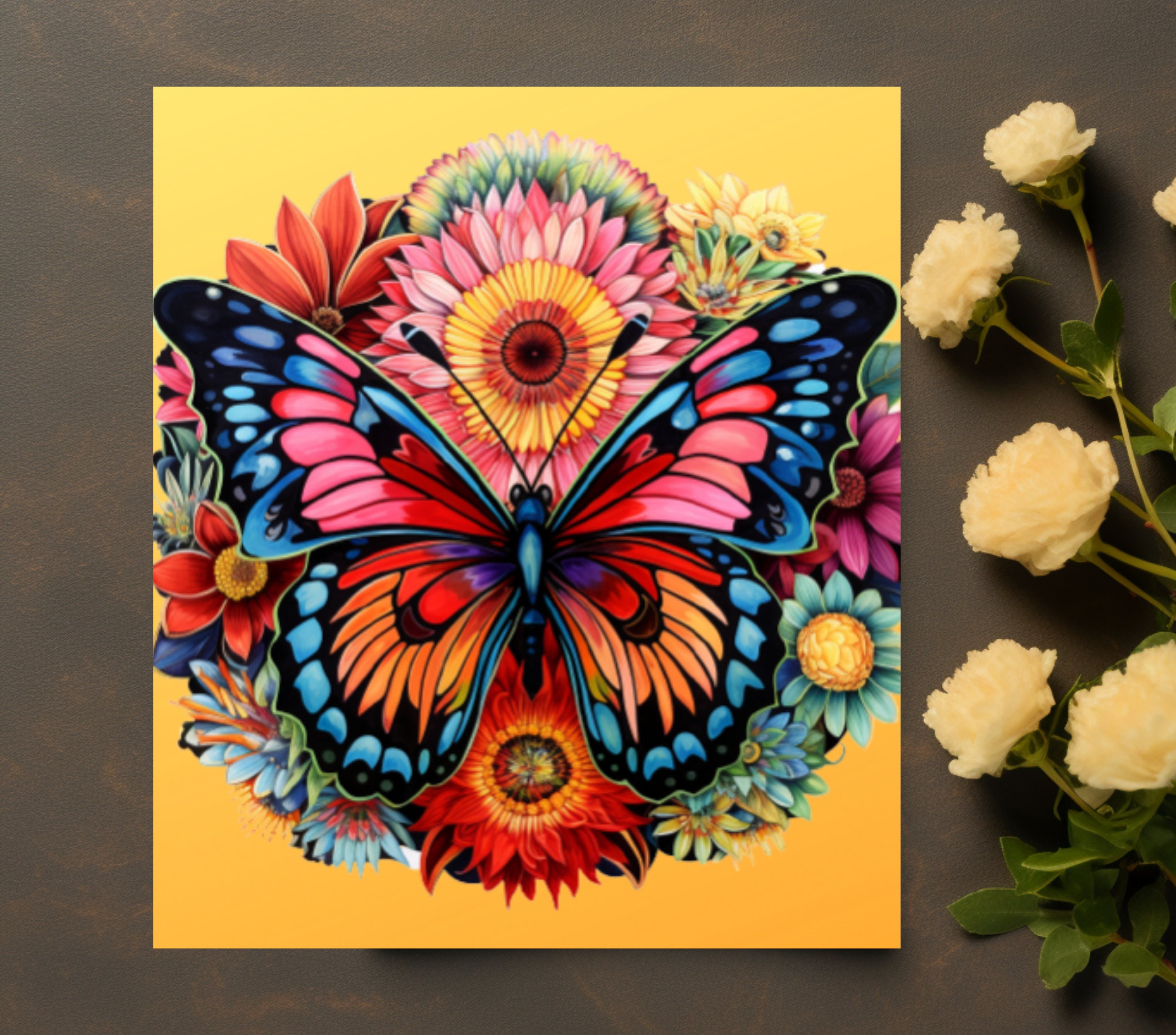 Butterfly Coloring Pages for Adult and Kids Butterfly Mandala - Etsy