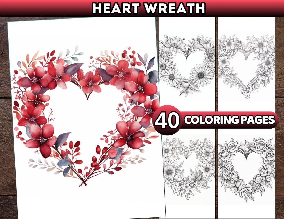 Valentine's Day Coloring Pages Heart Coloring Pages for Adults Heart ...