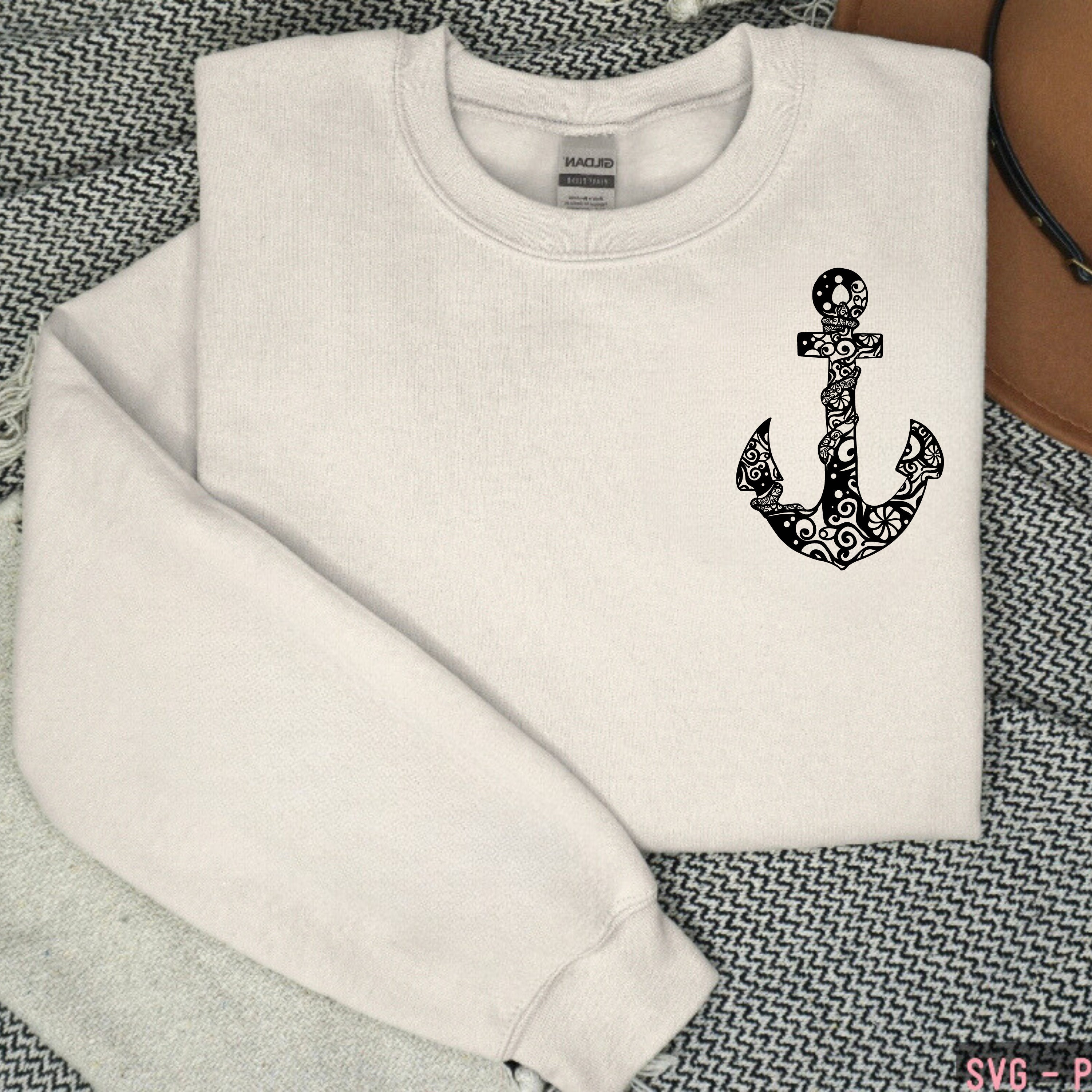 Mandala Anchor SVG PNG, Mandala Svg, Nautical Clipart, Nautical Decor ...