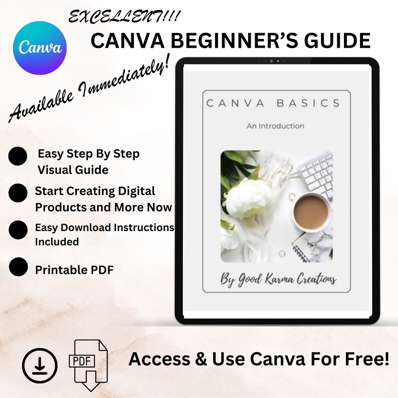 Canva Basics Guide, Canva Tutorial for Beginners, How to Use Canva ...