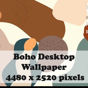 Boho Desktop Wallpaper | Abstract Wallpaper 4480 X 2520 Pixels | Boho ...