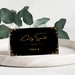 Black Tie Event Place Card Template, Formal Gala Dinner, Corporate ...