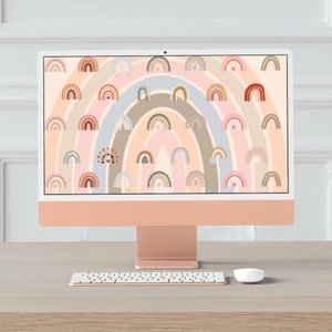 Boho Rainbows Desktop Wallpaper | 4480 X 2520 Pixels | Boho Screensaver ...