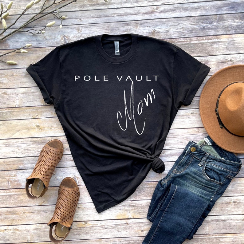 Pole Vault Mom T-shirt, Pole Vault Shirt, Athletic Shirt, Track and ...