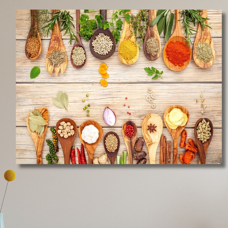 Spices Wall Art - Etsy