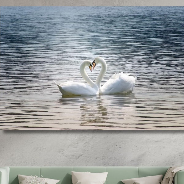 Two Swans - Etsy