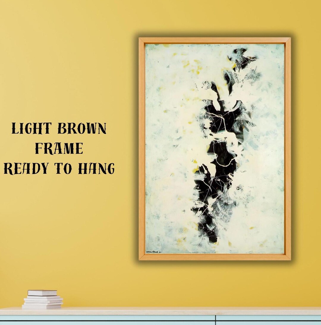 The Deep 1953 by Jackson Pollock Canvas Wall Art,jackson Pollock Poster ...