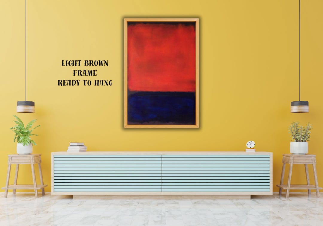Mark Rothko No.14 1960 Print, Mark Rothko Canvas Print, Mark Rothko ...