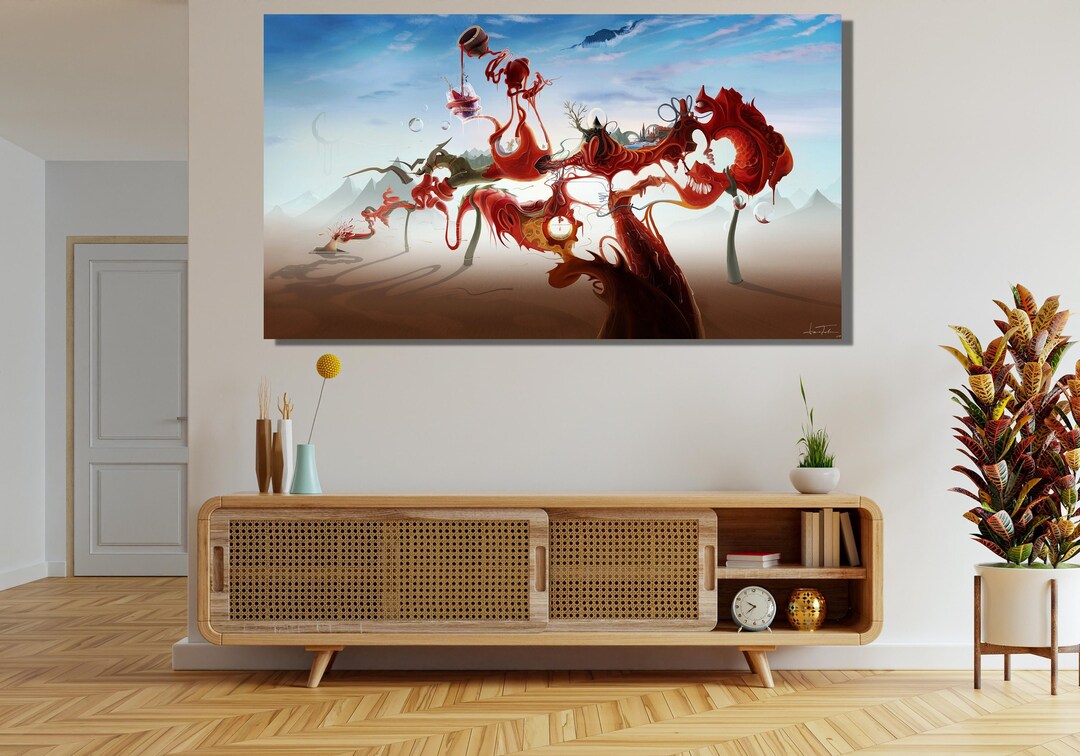 Salvador Dali Prints Ready to Hang Canvas,dali Printable,dali Poster ...