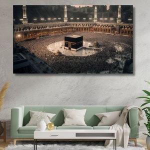 Kaaba Ready to Hang Canvas,kaaba Printable Wall Art,kaaba Wall Art ...