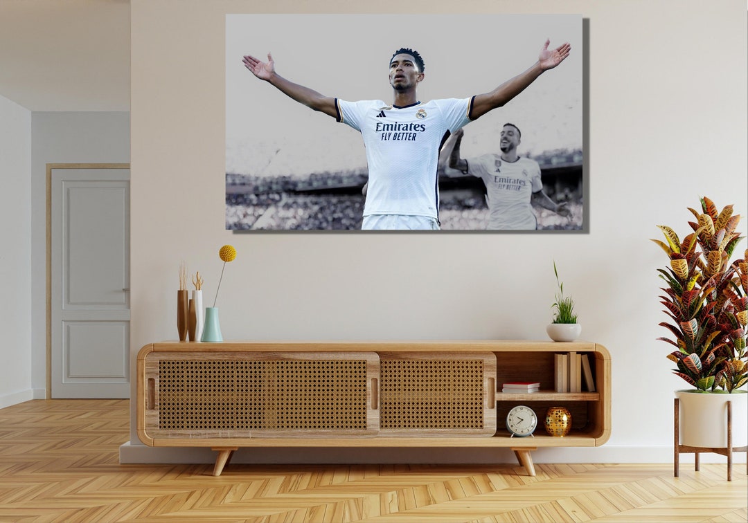 Jude Bellingham Ready to Hang Canvas,jude Bellingham Poster,soccer ...