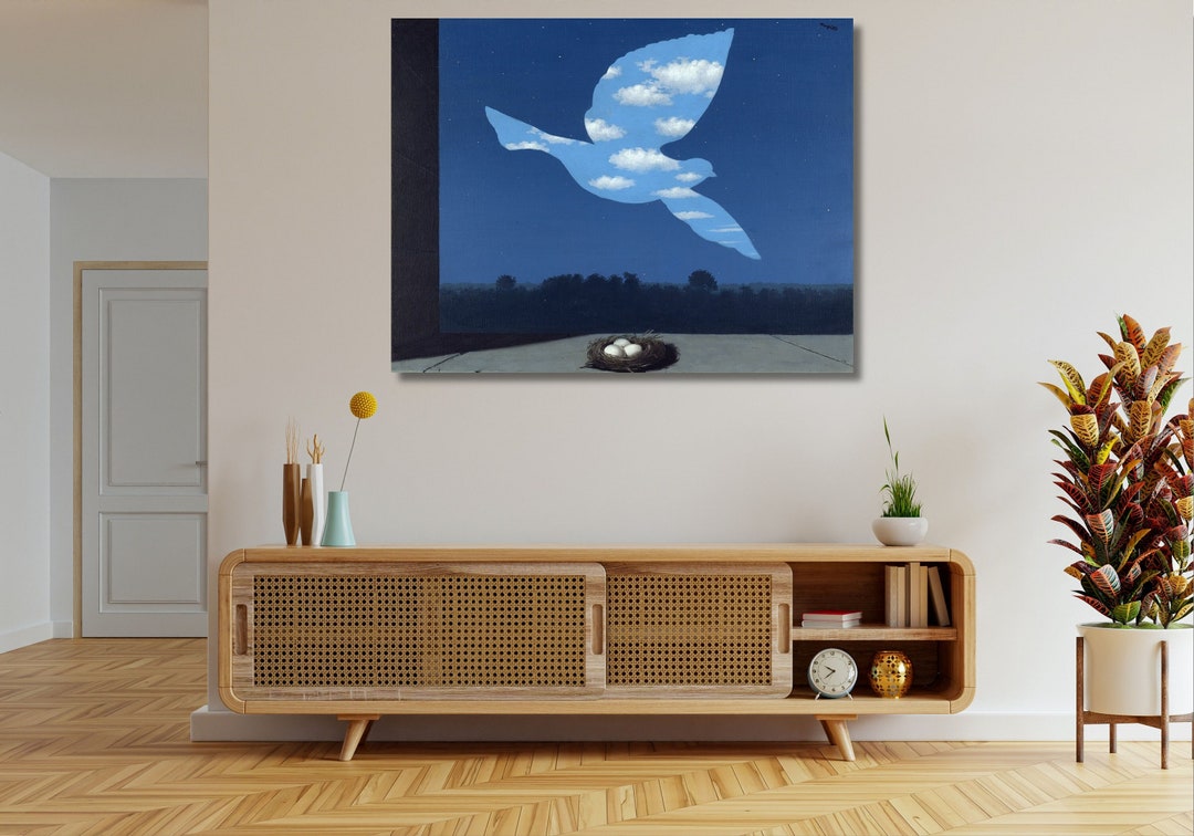 René Magritte Le Retour 1950 Magritte the René Magritte Dove Poster ...